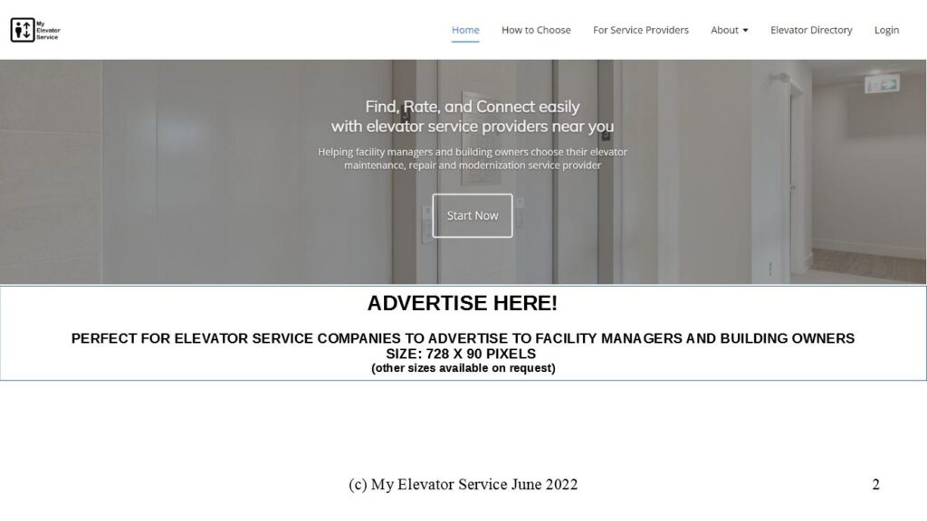 Elevator Service Companies Near Me | Advertising - My Elevator Service